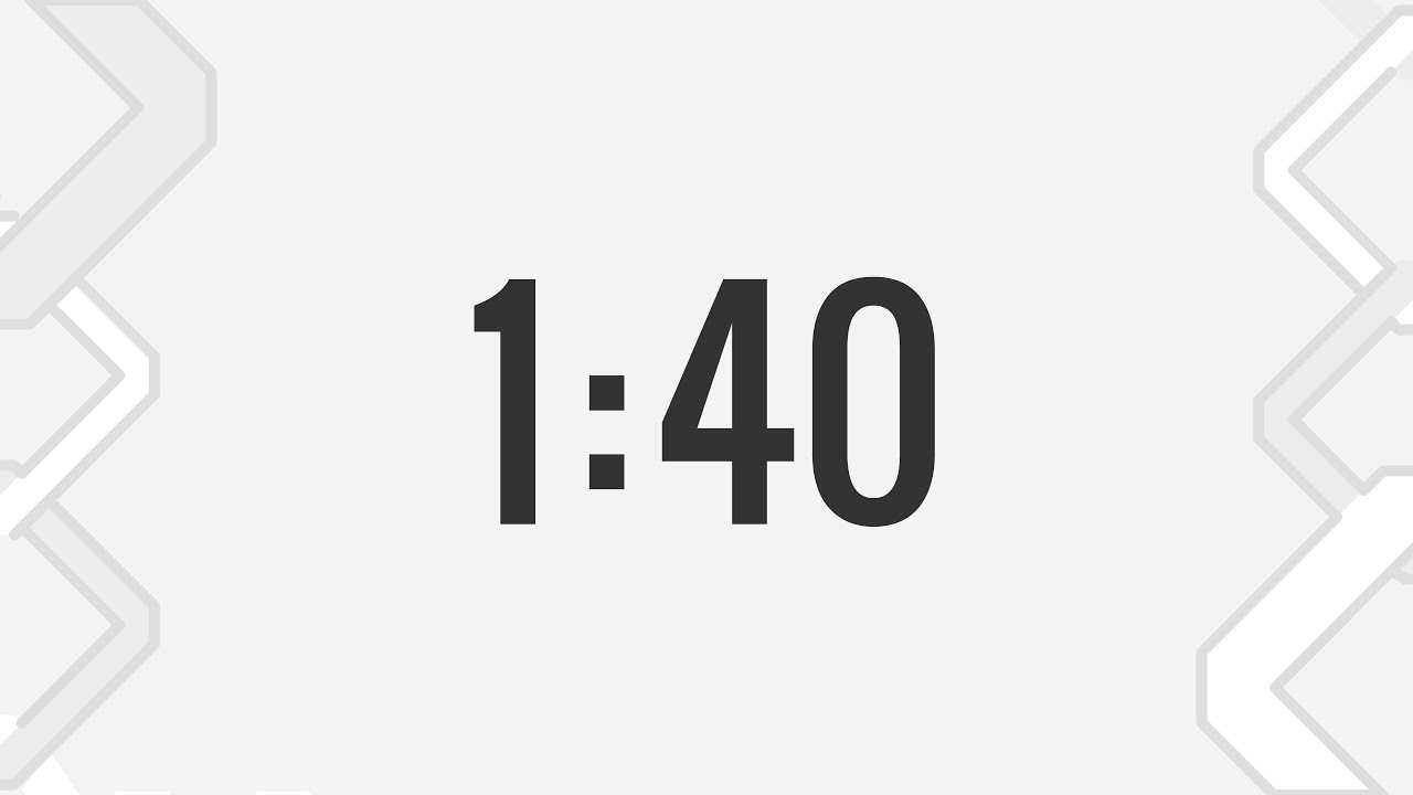 1 Minute 40 Second Timer (Basic White)