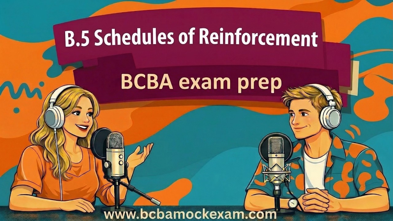 BCBA Exam Prep Podcast | B5 Schedules of Reinforcement Explained｜6th edition