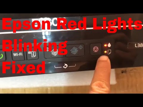 How to fixed EPSON L385, EPSON L3110, EPSON L3150 all lights are blinking