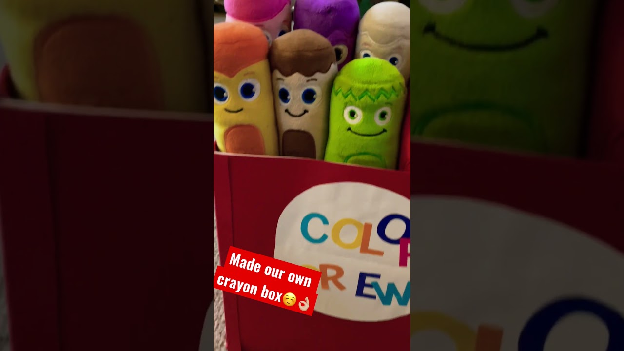 Color Crew Custom Crayon Box! #colorcrew #babyfirst #cartoon #baby #kidshows #trending #fyp #crayons