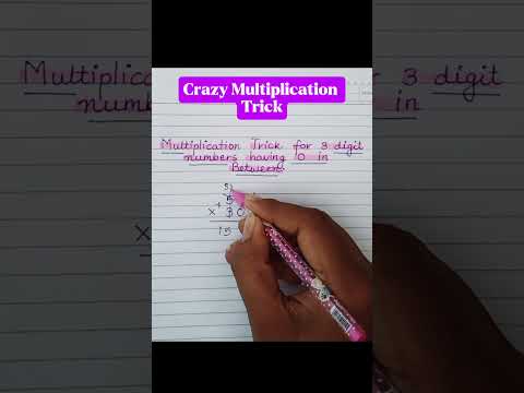 Multiplication Trick to make maths fun and easy #math #multiplication #mathtricks