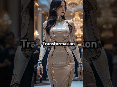Transformation of a Beautiful Humanoid Robot part-2