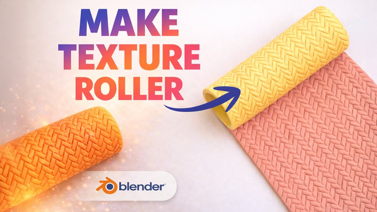 How to Make a Texture Roller in Blender (Full Tutorial for 3D Printing)