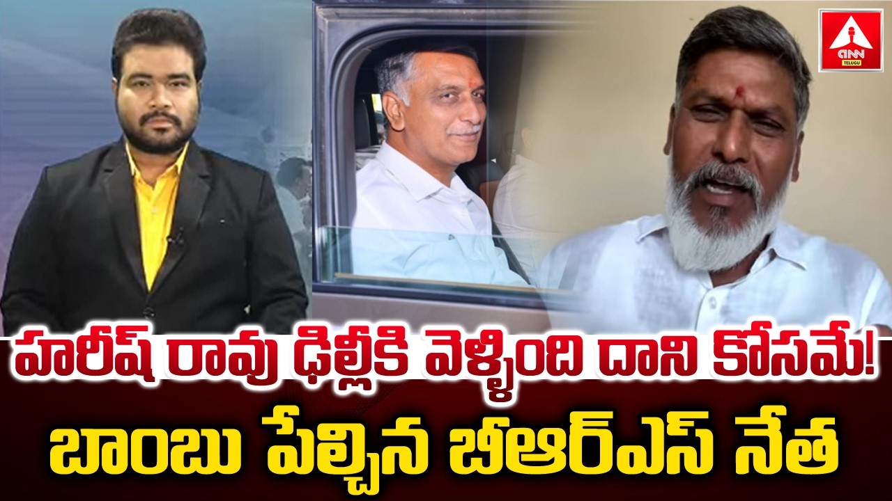 హరీష్ రావు ఢిల్లీకి వెళ్ళింది దాని కోసమే..! | BRS Leader Vijay Arya Blasting Comments | ANN Telugu