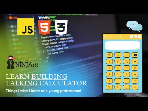 TALKING CALCULATOR || Learn Html, Js, Css ||join littleninjas18 ||