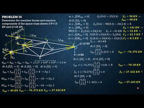 STRUCTURAL ANALYSIS, EXAMPLE 56
