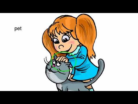 caress meaning | Vocabulary for Kids | Children's Dictionary | Learn English Vocabulary