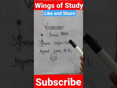 Word of day- Incur(झेला हुआ) || Meaning with Trick | Synonyms | Important for ssc exam