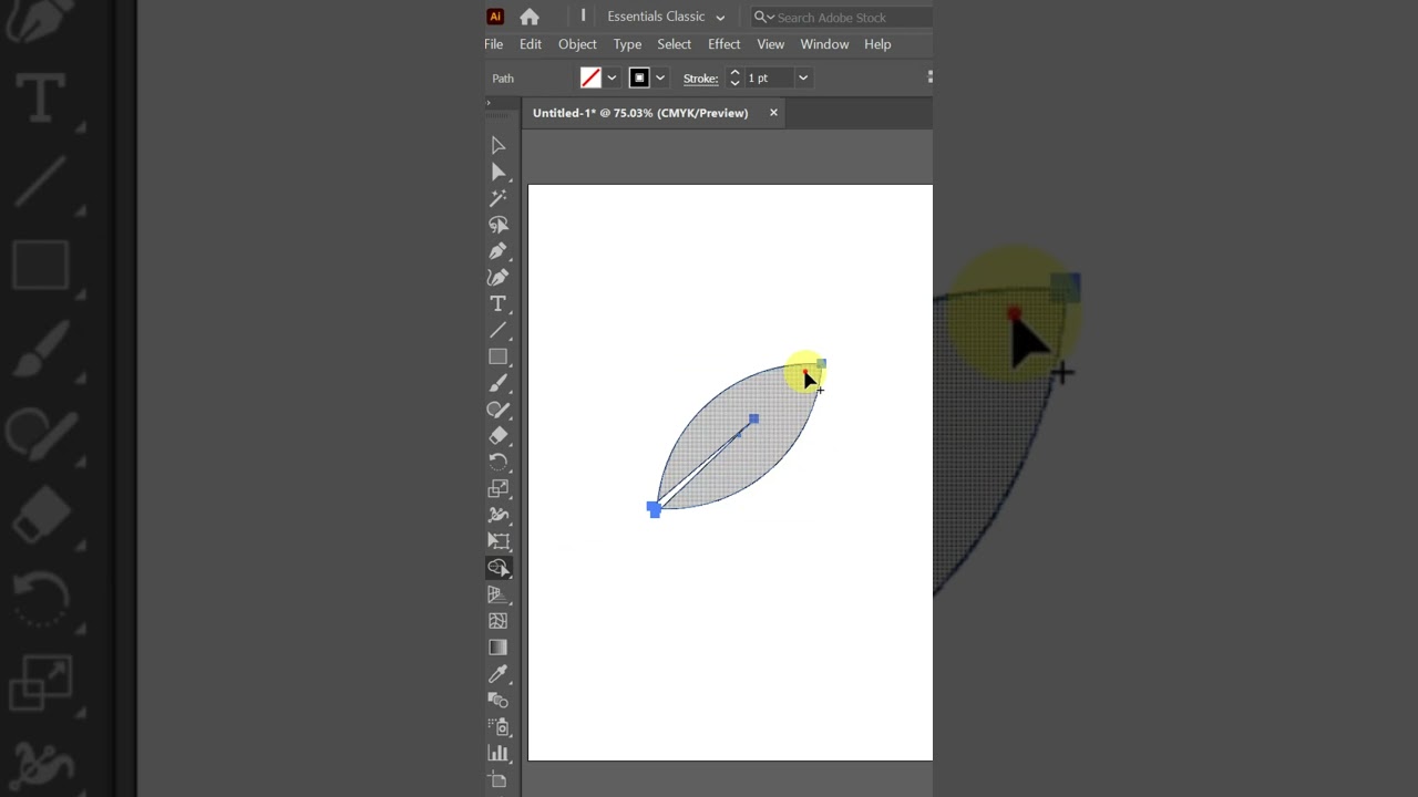 🍃 Simple Leaf Design in Illustrator | Easy Vector Tutorial #adobeillustrator   #illustrator