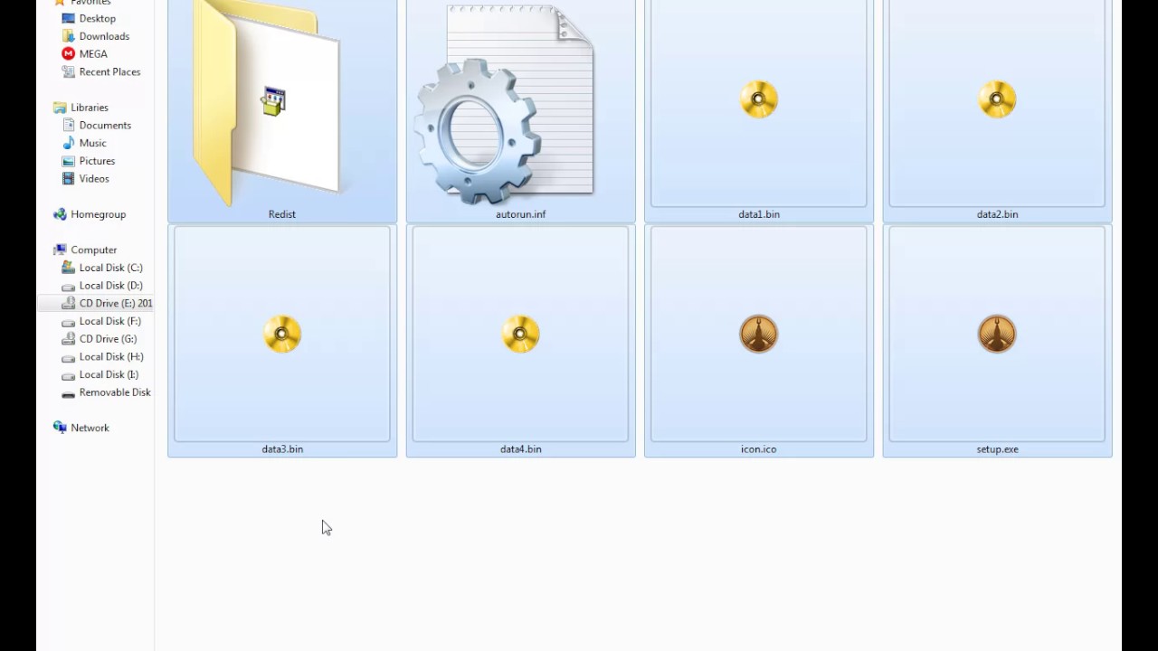 Data1.bin is not found solution