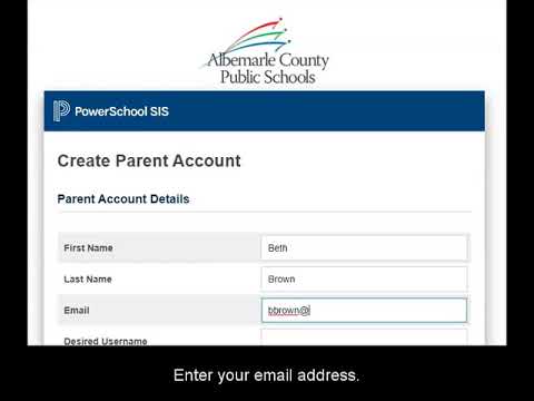 Creating a PowerSchool Parent Portal Account
