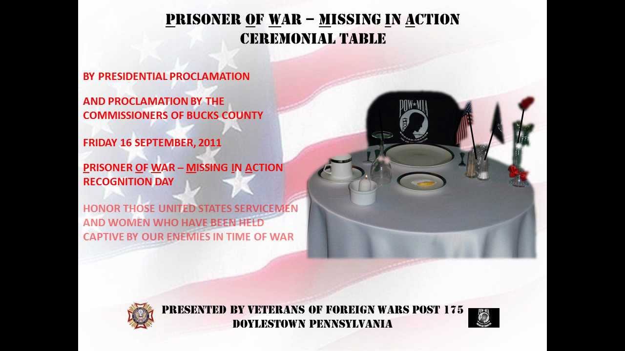 POW MIA Table ENHANCED AUDIO