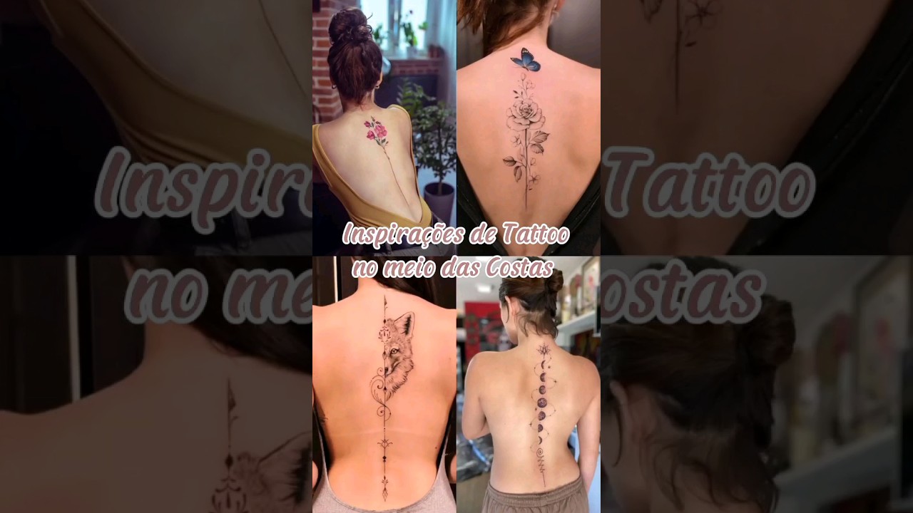 Inspirações de Tattoo no meio das Costas #tattoonascostas #tattoo #tatuagem