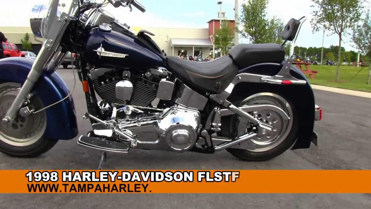 Used 1998 Harley Davidson FLSTF FatBoy Motorcycle For Sale Review Price