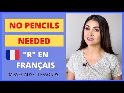 R in FRENCH pronunciation - Lesson #6