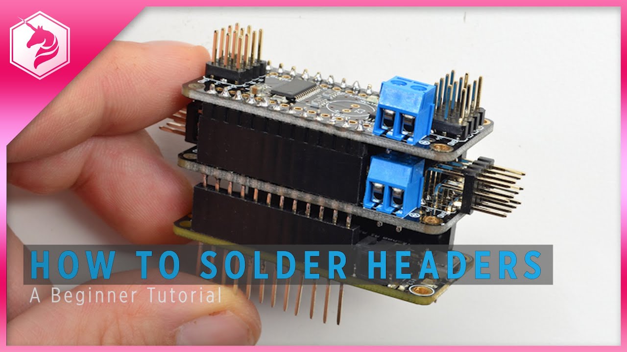How To Solder Headers: A Beginner Tutorial #adafruit