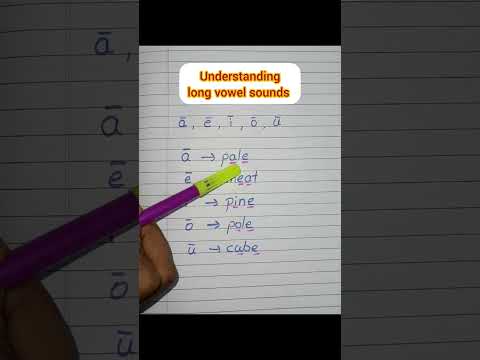 Understanding long vowel sounds #levelupphonics #shorts