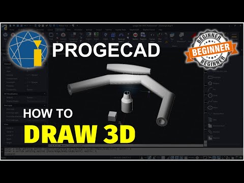 How To Draw 3D In ProgeCAD Tutorial Video Lecture - ProgeCAD Tutorial ...