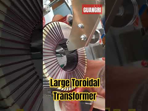 large toroidal transformer #toroidalcoilwindingmachine #windingmachine #transformer #manufacturer