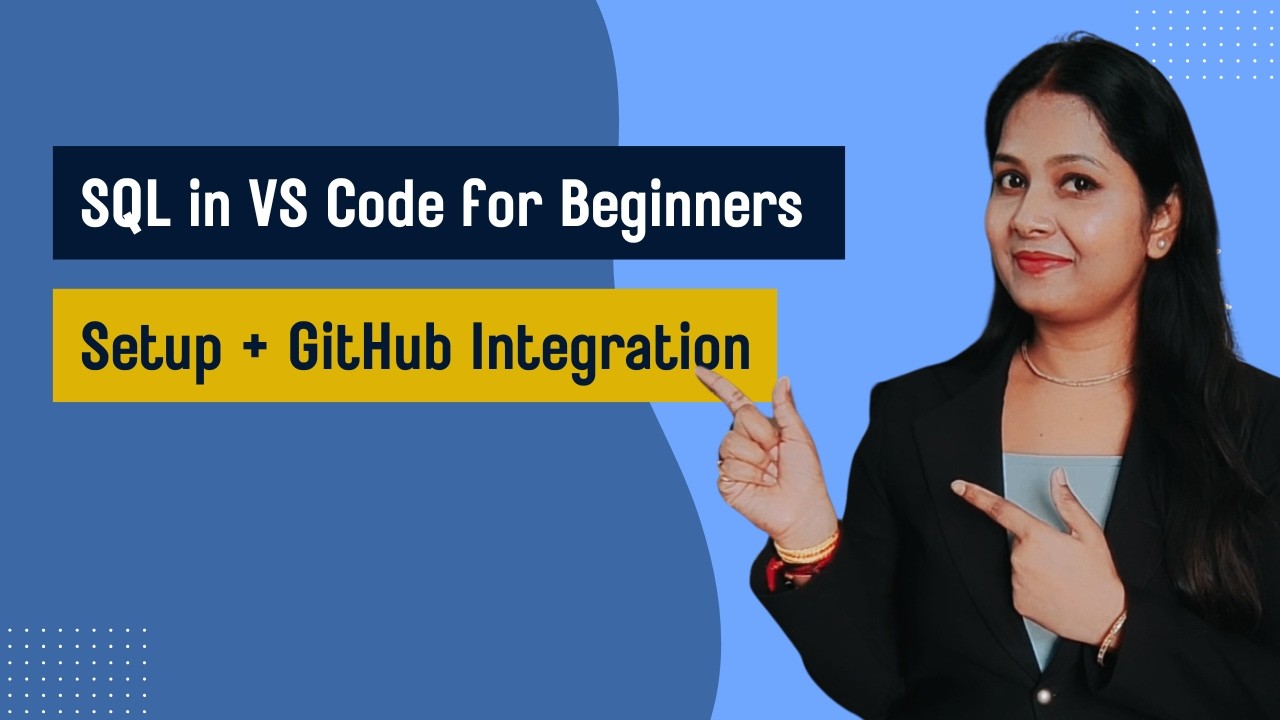 SQL in VS Code for Beginners | Setup + GitHub Integration    #dtapencil #vscodesetup #sql