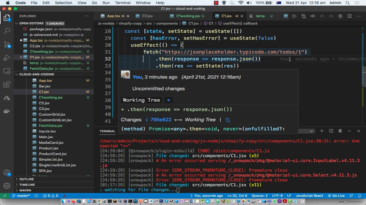 state.map is not a function | react error when accessing state