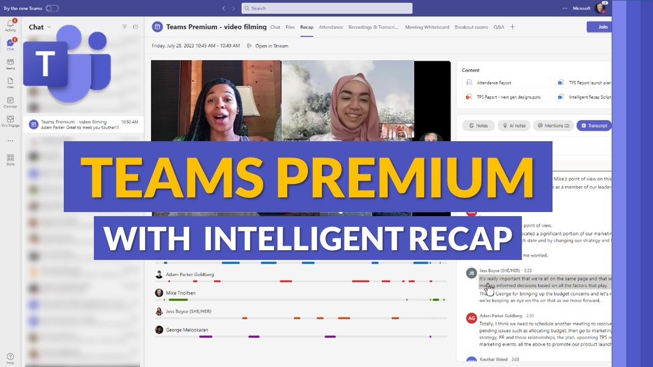 Microsoft Teams Premium | Intelligent Recap and other new fea... Microsoft Teams Premium | Intelligent Recap and other new fea...