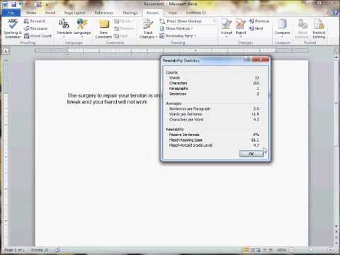 How to check and lower the Flesch-Kincaid grade level of written instructions