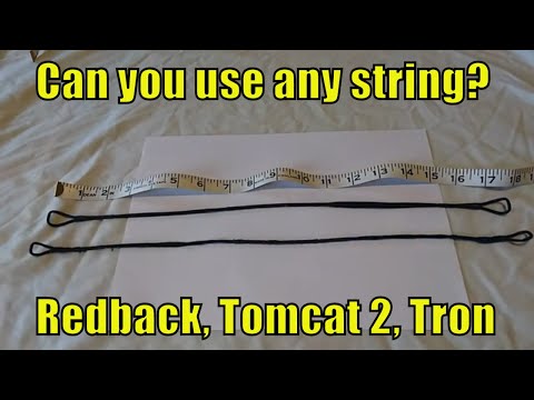 New Pistol Crossbows : Can you use any string?