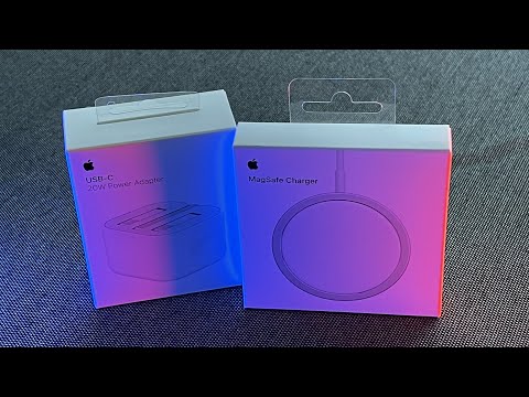 Apple MagSafe Charger & 20W USB-C 20W Power Adapter Unboxing