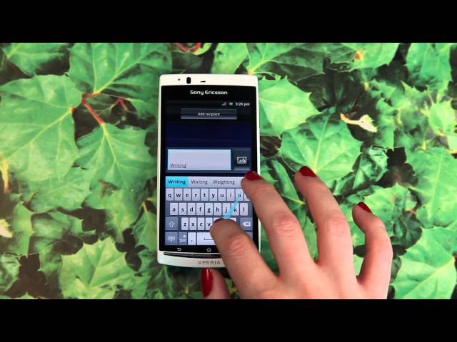 Sony Ericsson shows off Swype style virtual keyboard for all 2011 ...