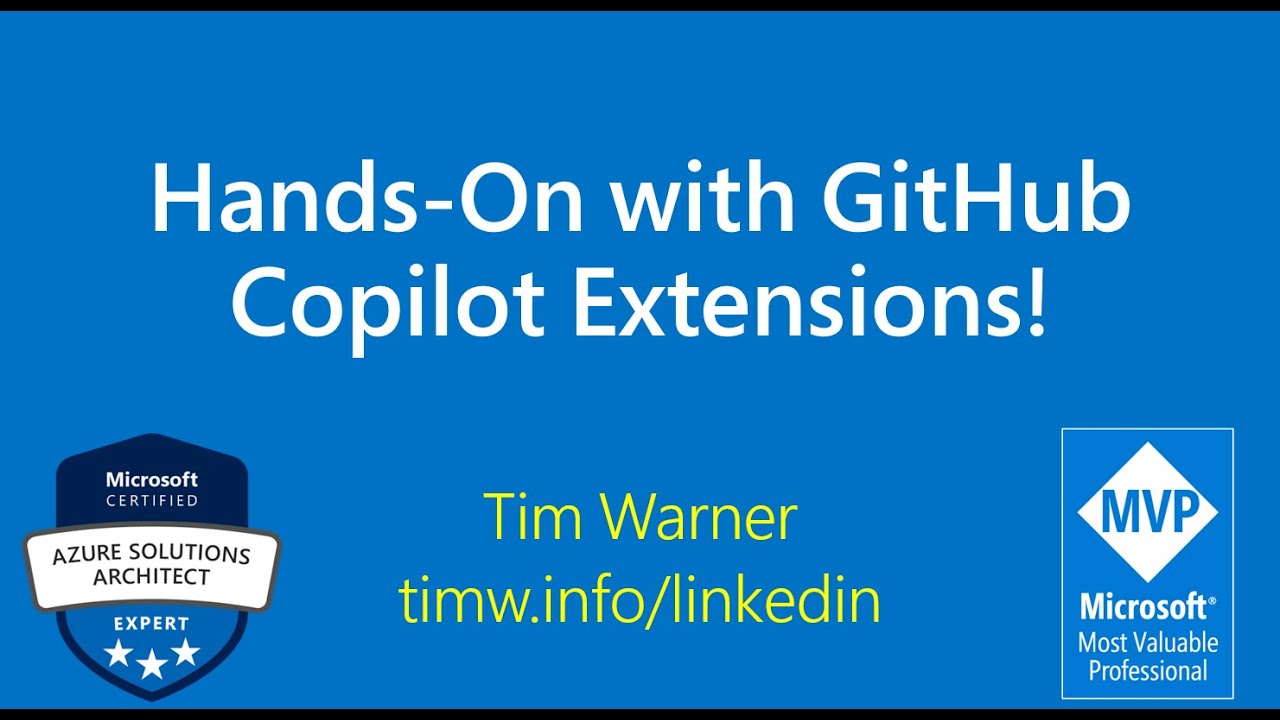 Hands-On with GitHub Copilot Extensions!