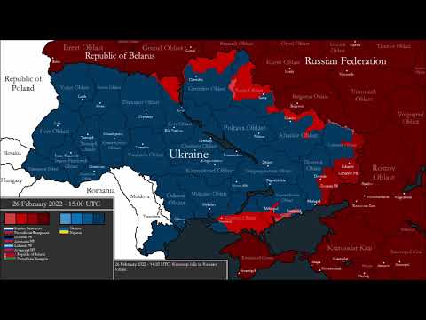 The 2022 Russian Invasion of Ukraine: Every Hour up to 2 March