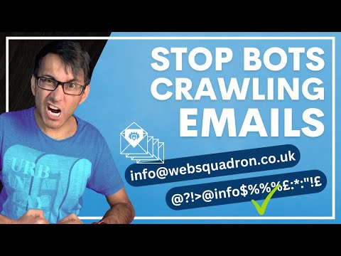 Stop Bots crawling Emails - Harvesting Spam - Obfuscate Wordpress Email Links - Free Tool