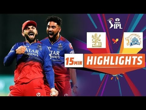 RCB vs CSK full highlights Hindi match 2024 || IPL 2024 || ipl highlights || indian cricket #ipl
