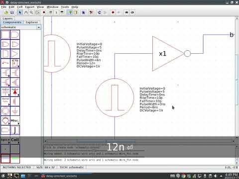 Electric and LTspice measuring logic gate delays - part 2