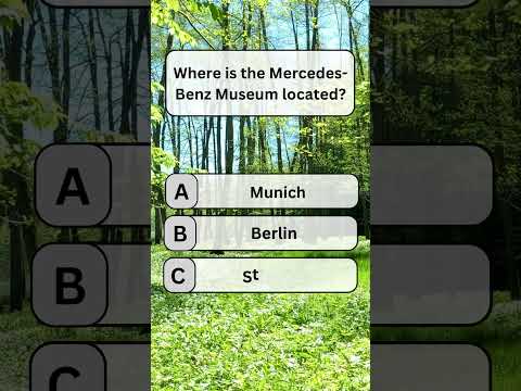Where is the Mercedes Benz Museum located? #quiz #educationalvideo #marcedes #triviatricks