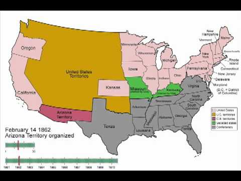 Secession of Confederate States and Readmission to Union