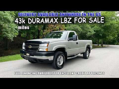 6.6 Duramax LBZ For Sale: 2006 Chevrolet Silverado 2500HD 4x4 Diesel With Only 43k Miles
