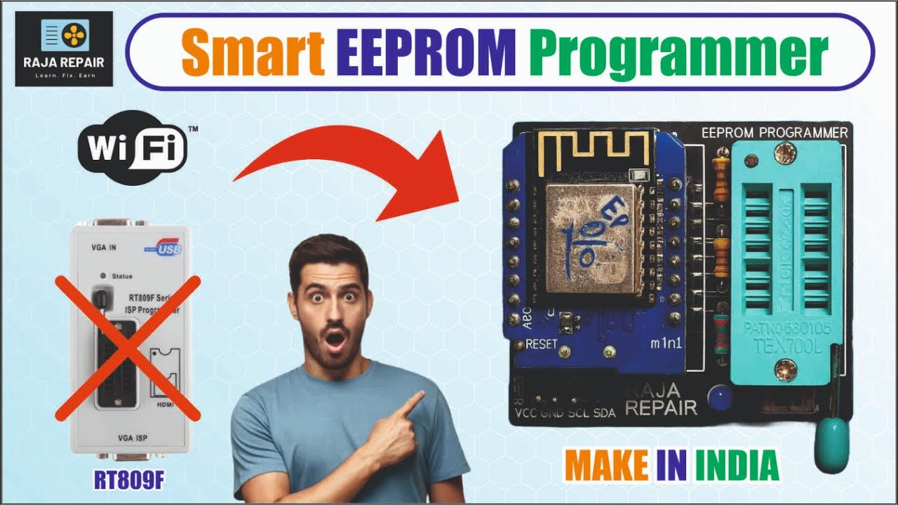 Smart EEPROM Programmer | No PC Needed | Battery Powered | Full Demo & Features