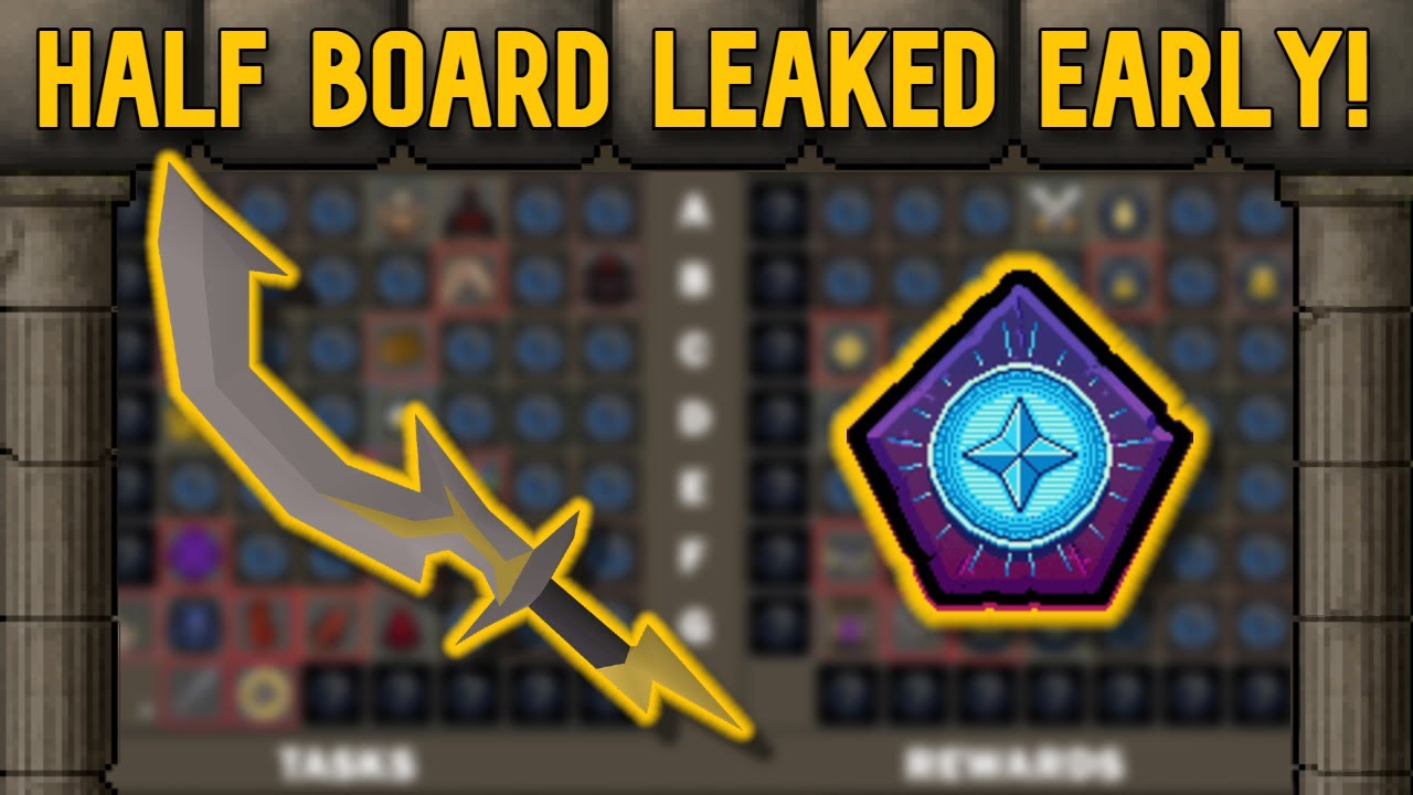 MASSIVE LEAKS - SPOILERS WARNING - Grid Master OSRS