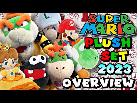 Sanei "Super Mario" Plush Set — 2023 Collection Overview
