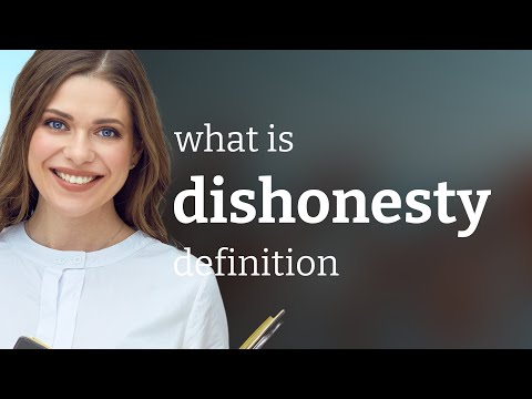 Dishonesty — definition of DISHONESTY