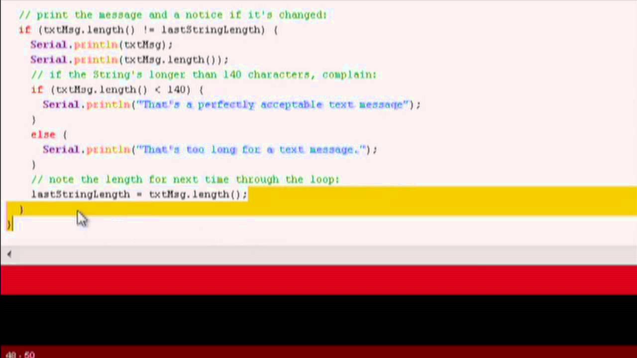 Energia Tutorial: String LengthTrim