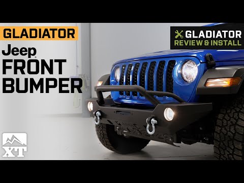 Jeep Gladiator JT Officially Licensed Jeep Adventure HD Front Bumper Review & Install