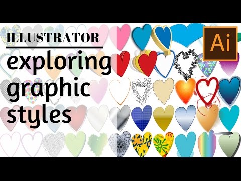 Explore the Power of Graphic Styles in Illustrator - how to find and use them.