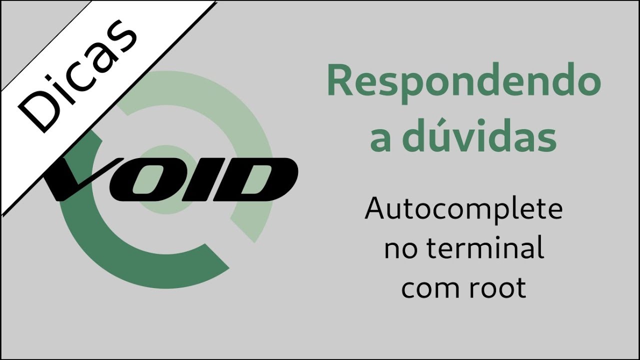 Void Linux - Autocomplete no bash com o root