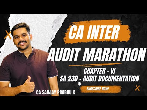 SA 230 : Audit Documentation : Quick Revision