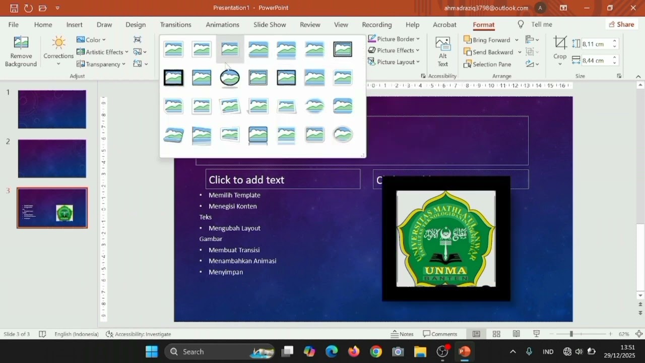 Tutorial on creating a PPT by group 2 information systems class B