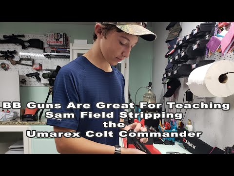 BB Pistols Are Great For Teaching Field Strippng the Umarex Colt Commander