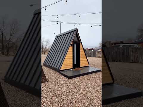 Micro Tiny Home Village for Airbnb! Come stay with us! Find us on Airbnb in Cedar City, UT. ????☃️